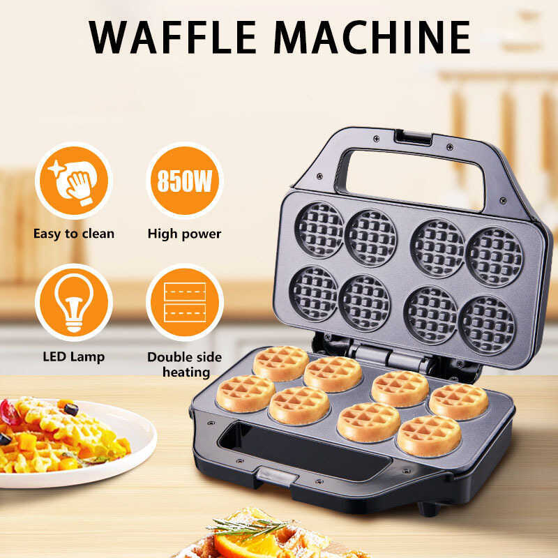 American Standard 8-Hole Small WAFFLE MAKER WAFFLE Sandwich MAKER ...