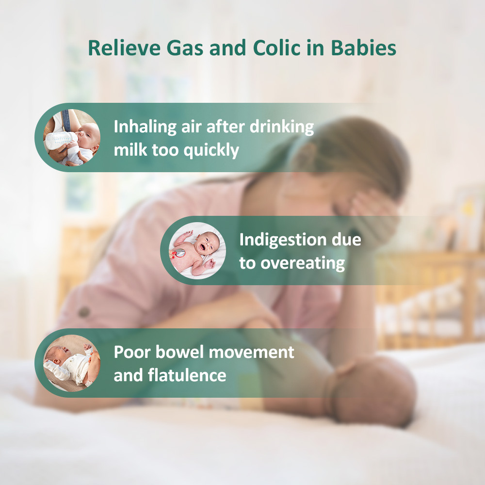 SALORIE 10pcs /pack Gas and Colic Reliever for Babies Portable ...