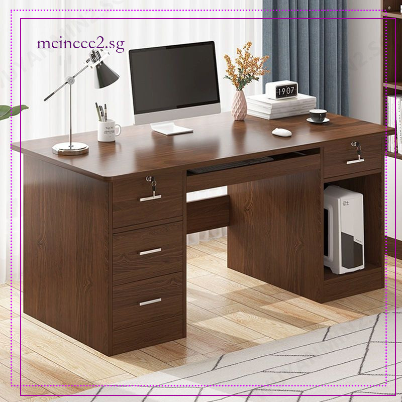 Computer Desk With Drawers Study Table Student Table Simple Computer ...