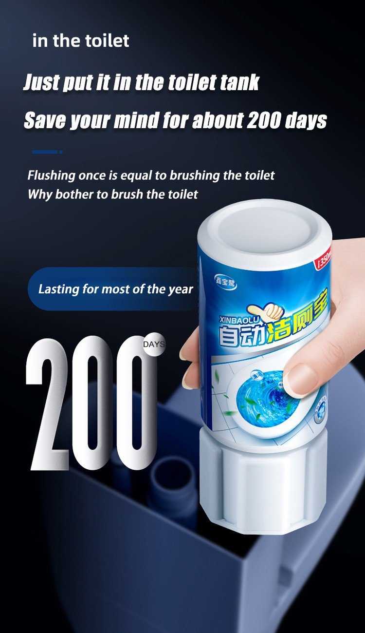 【Automatic Cleaning/Eliminates Odors/8-Week Effect】Toilet Cleaner ...
