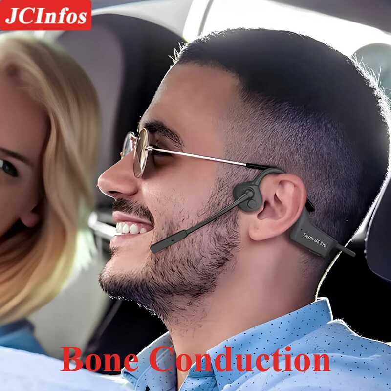 Wireless Bone Conduction Bluetooth Headphones - Fast Charging Gamer ...