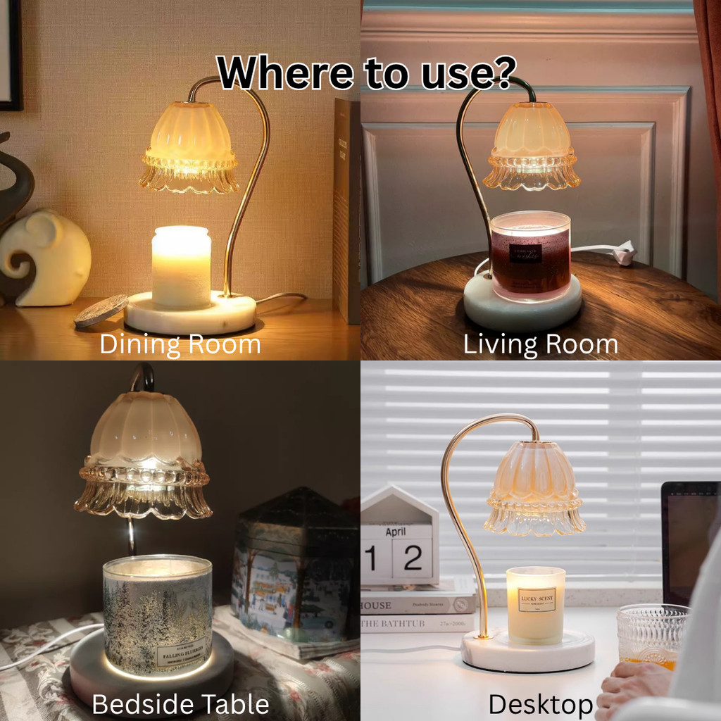[French] 6M Warranty 3 Pin Plug Candle Warmer Lampu Pemanas Lilin Wangi ...
