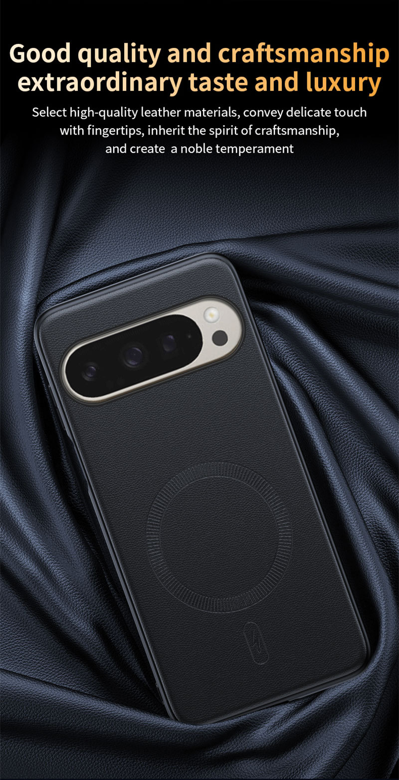 For Pixel 10 Pro XL Camera Protection Leather Texture Case For Google ...