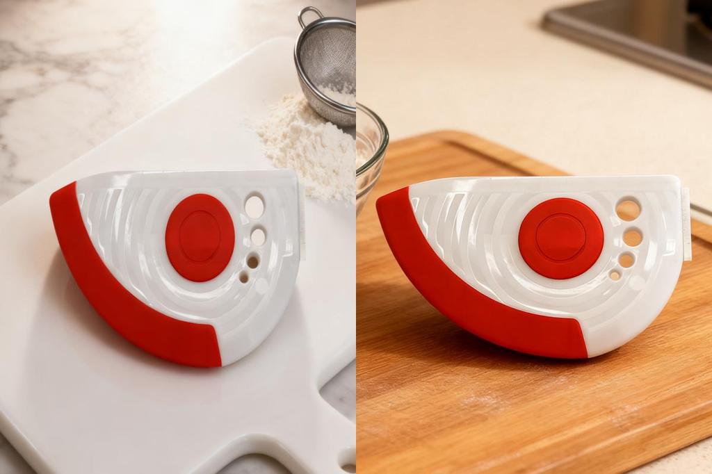 bangla| Flexible Edge Spatula Bench Scraper for Dough 5-in-1 Silicone ...