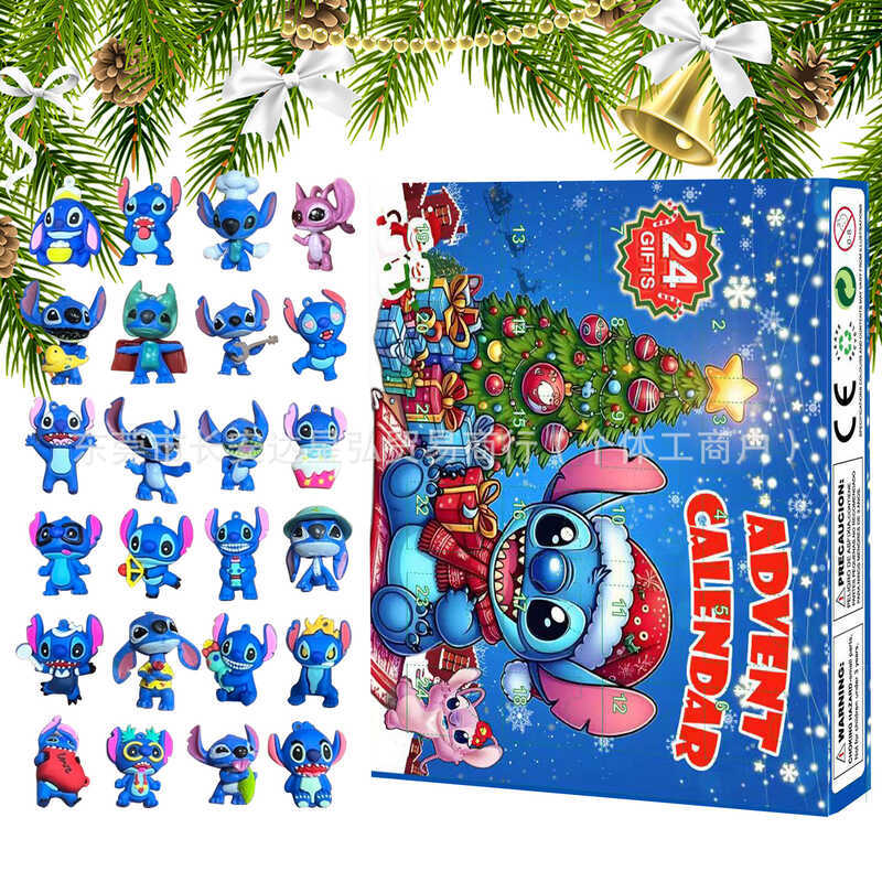 Stitch Star Treasure Christmas Advent Calendar Mystery Box 24 Halloween ...
