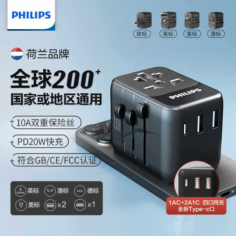 Philips Conversion Plug 20W Global Pass USB Plug Device Hong Kong ...
