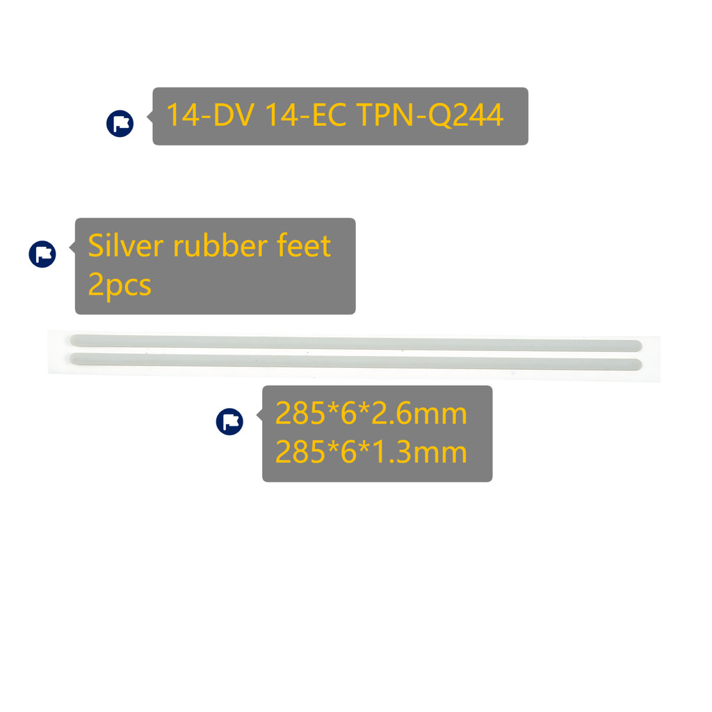 New Rubber Feet on Bottom Case For HP Pavilion 14-DV 14-EC TPN-Q244 ...