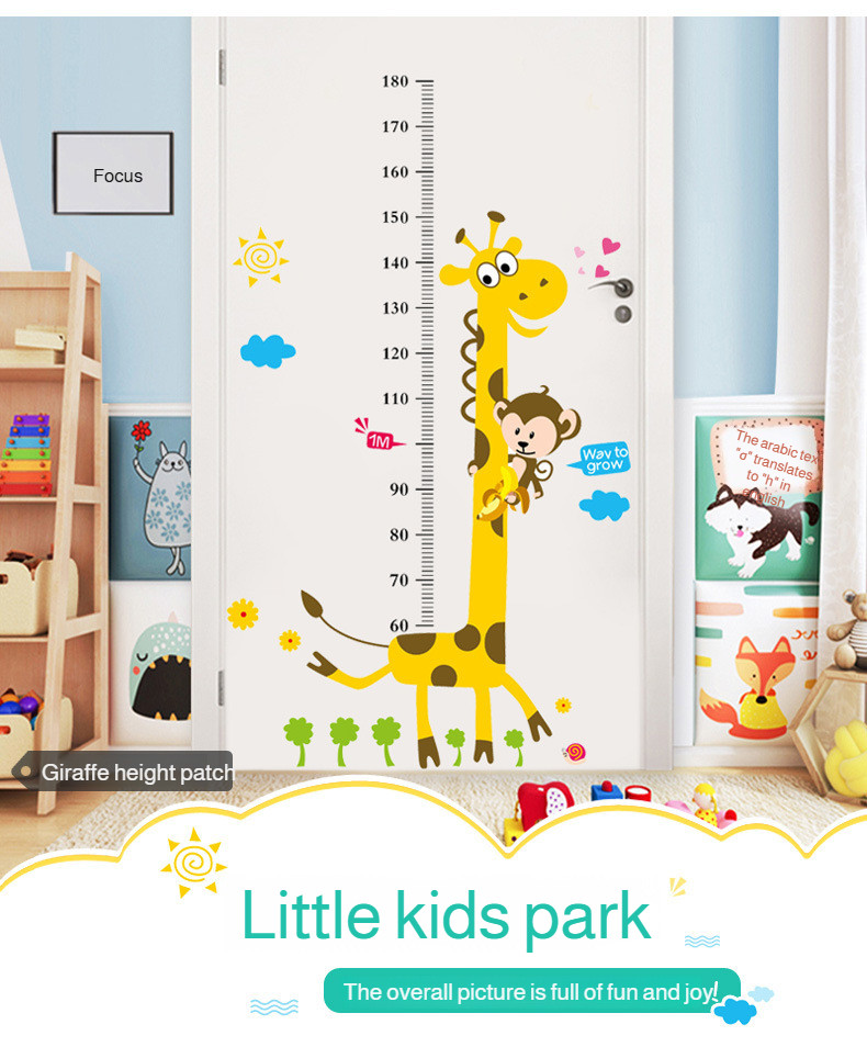 Reusable Height sticker height ruler Bright and lovely Practicality ...