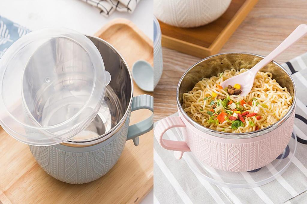 [ICE] Plastic Storage Containers Lunch Box with Snap-on Lids Stainless ...