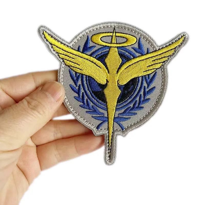 Mobile Suit Anime Badges Embroidered Applique Patches,Londo Bell,E.F.S ...