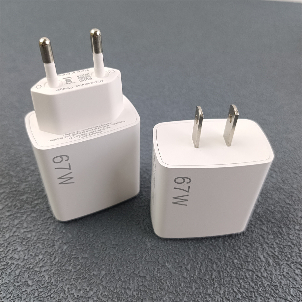 Original Tecno 67W EU US Charger Fast Charging 1A/1C Dual Port Wall ...
