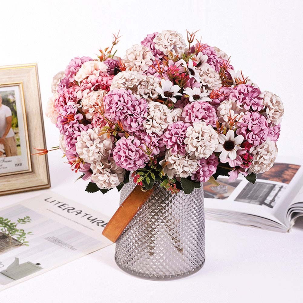 【LADYFT】Simulated Flower Bouquet for Ping Pong Ball Flowers Home Decoc ...
