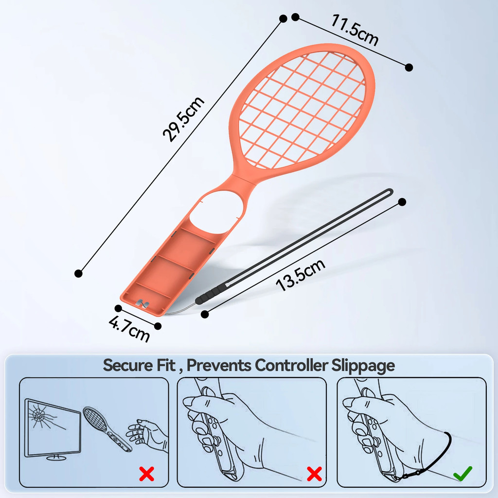 Nintendo Switch 2 Tennis Racket Joy-con Controller - NS2 DOBE | Shopee ...