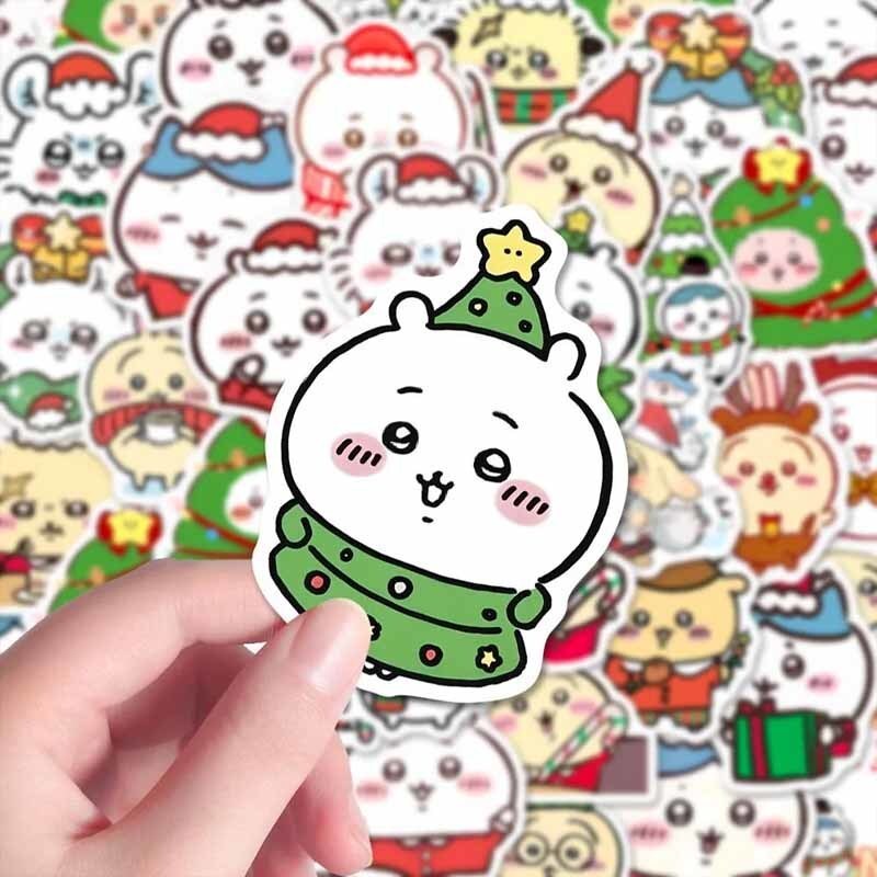 68 Chiikawa Christmas Stickers Cute Stickers Gift Decoration Stickers ...