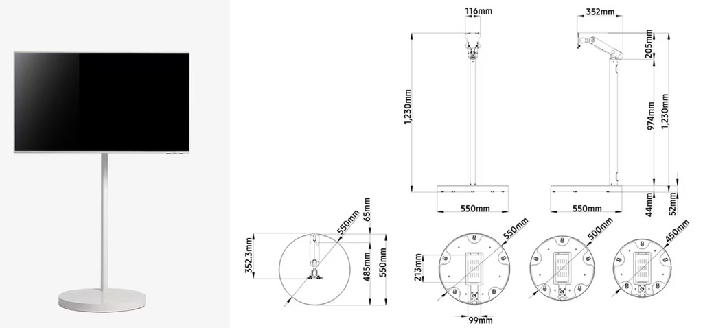 Samsung Smart Monitor Stand for 27"/32" M50F Monitor | Moving Style ...
