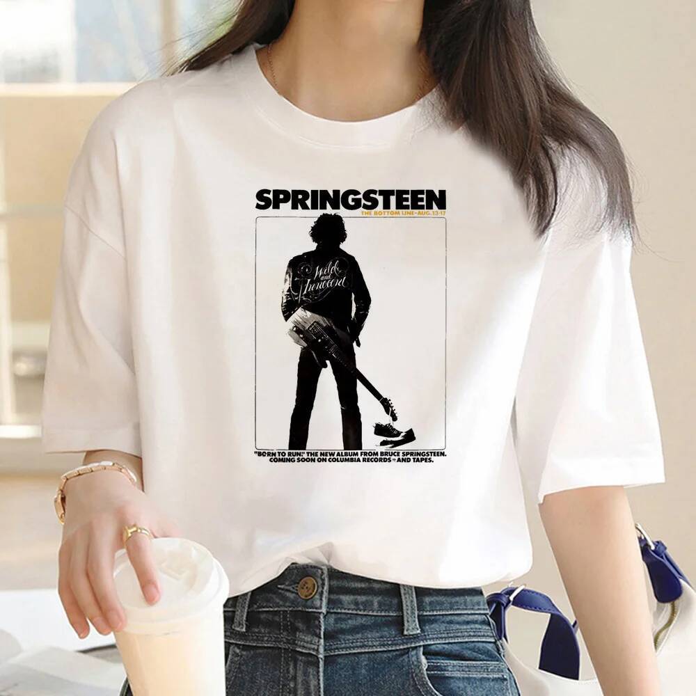 Bruce Springsteen top women comic t-shirts female anime manga Japanese ...
