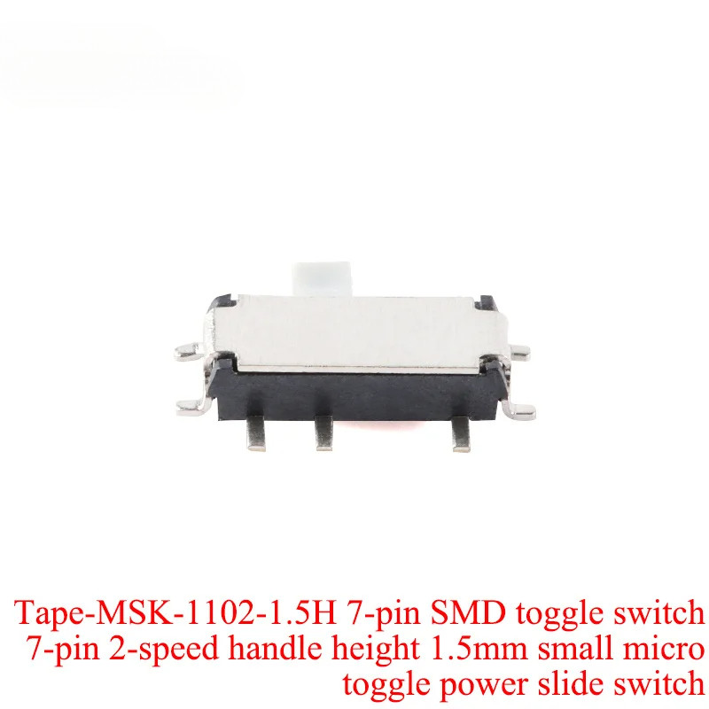 5-100Pcs Micro-power Toggle Switch DIP On/Off 1P2T SPDT SMD Toggle ...