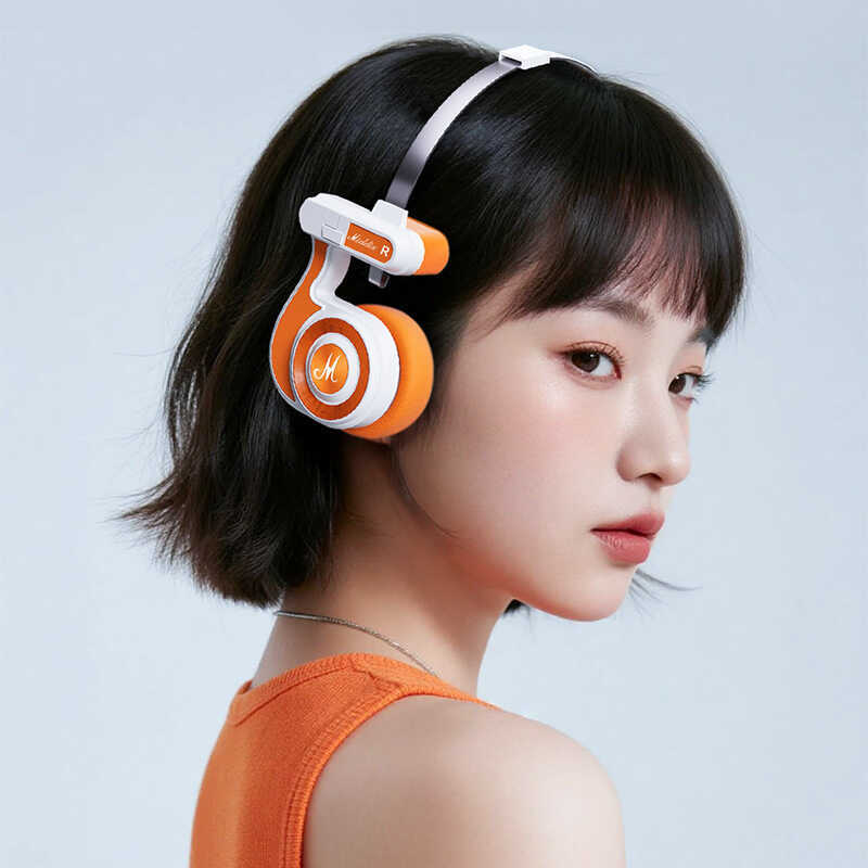 Medico Retro Head-mounted Bluetooth Headset Wireless Noise Cancellation ...
