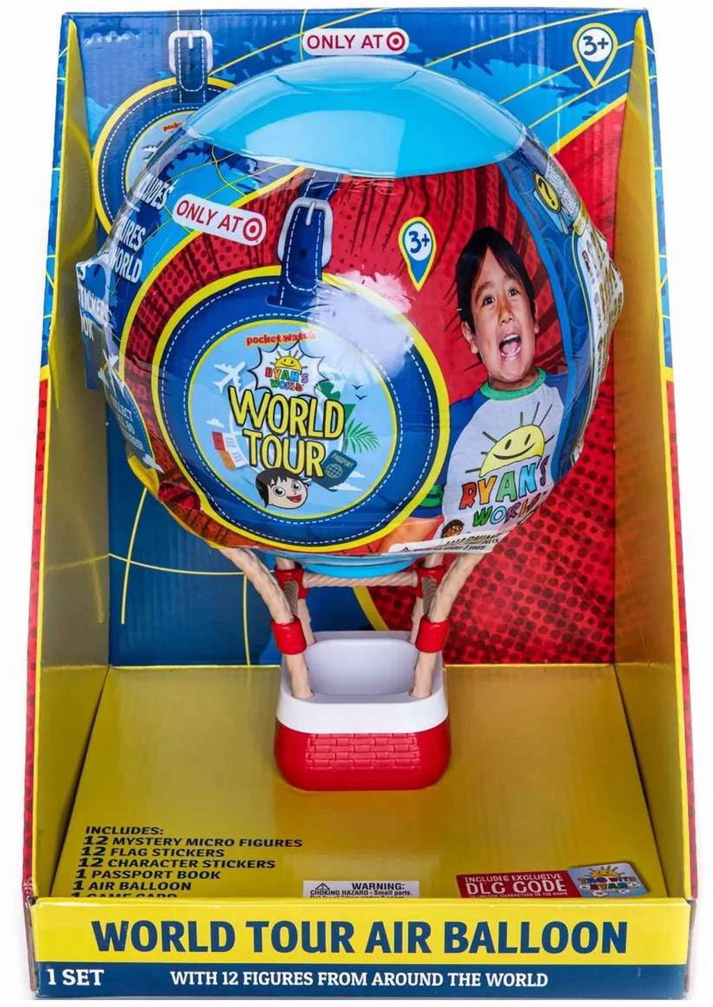Pocket Watch Ryan's World World Tour Air Balloon Mystery 12-Pack ...