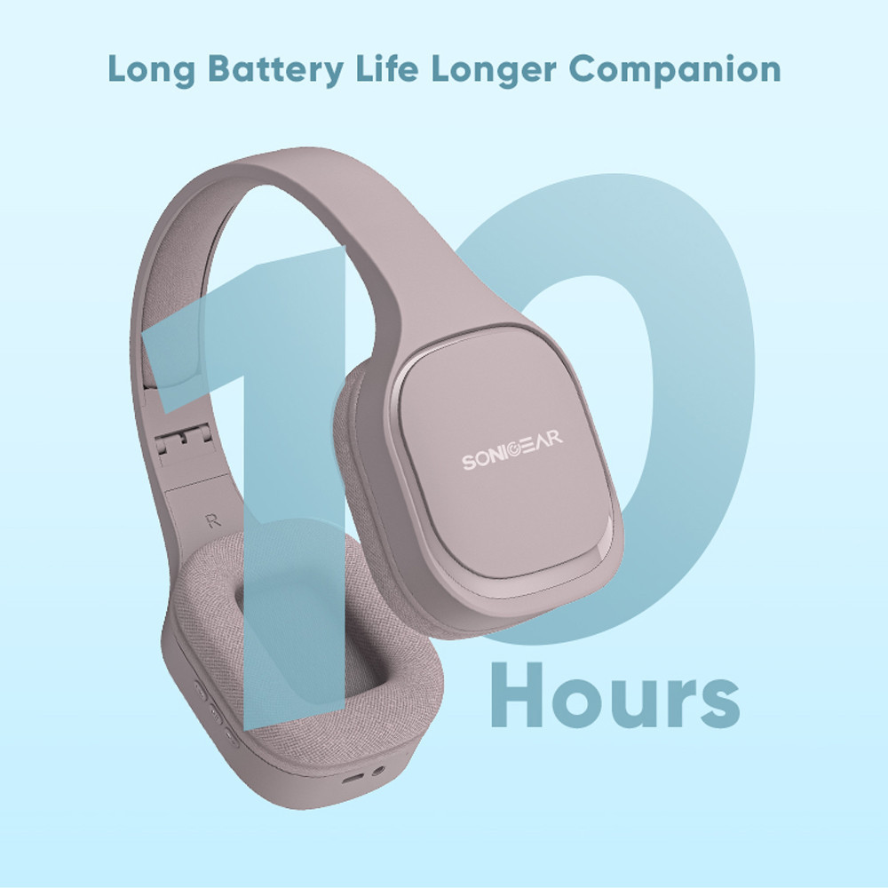 SonicGear Airphone 7 Bluetooth Headphone Wireless Powerful Bass with HD ...