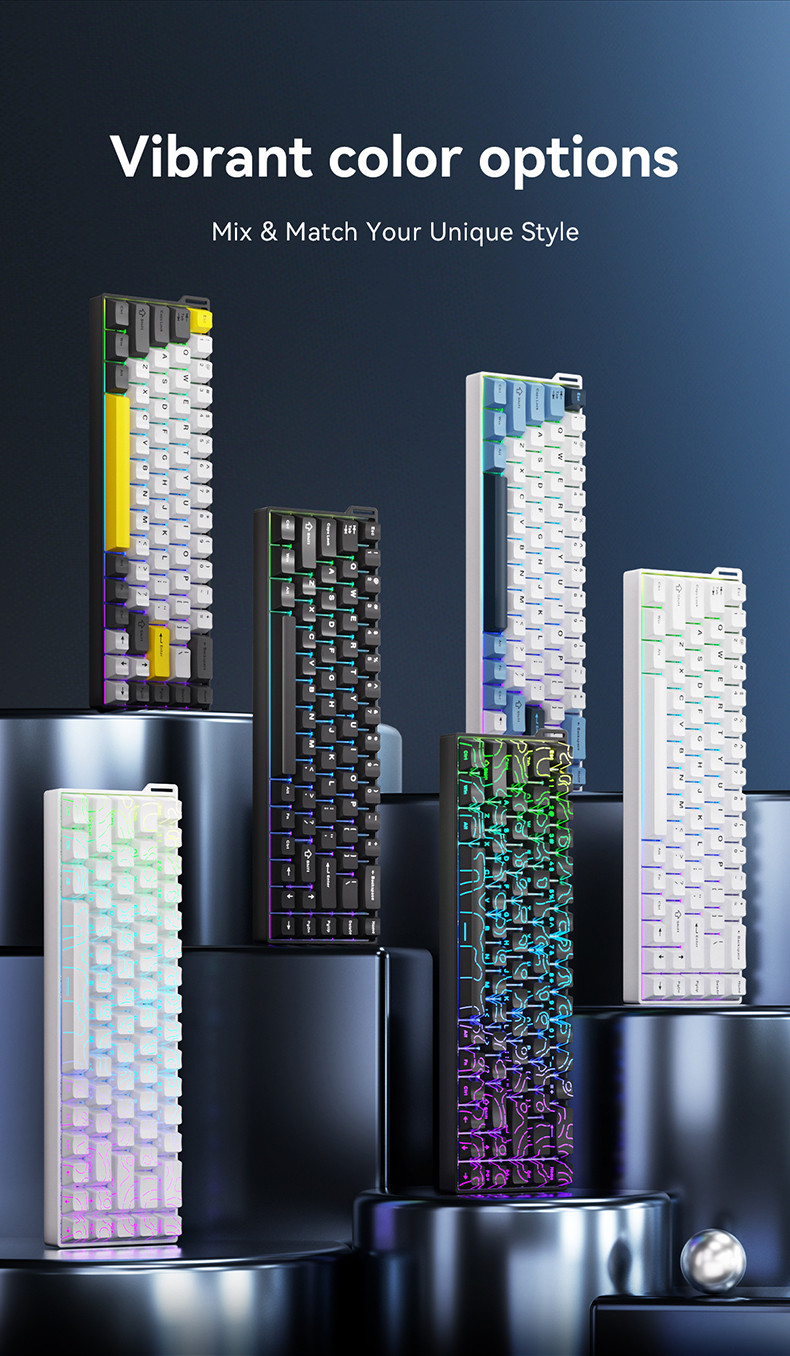 Ajazz Ak680 V2 Magnetic Switch Mechanical Keyboard Wired Esports 128K ...