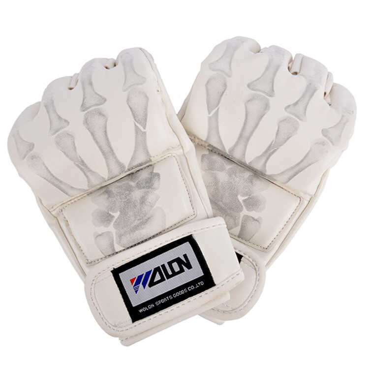 Five Dragons Demon Shadow MMA Half Finger Fighting Gloves Judo Sanda ...