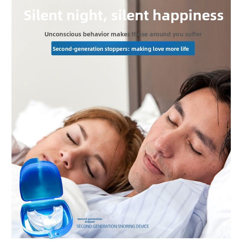 Mouth Snore Prevention Guard With Silicone Material For Adults Use And ...