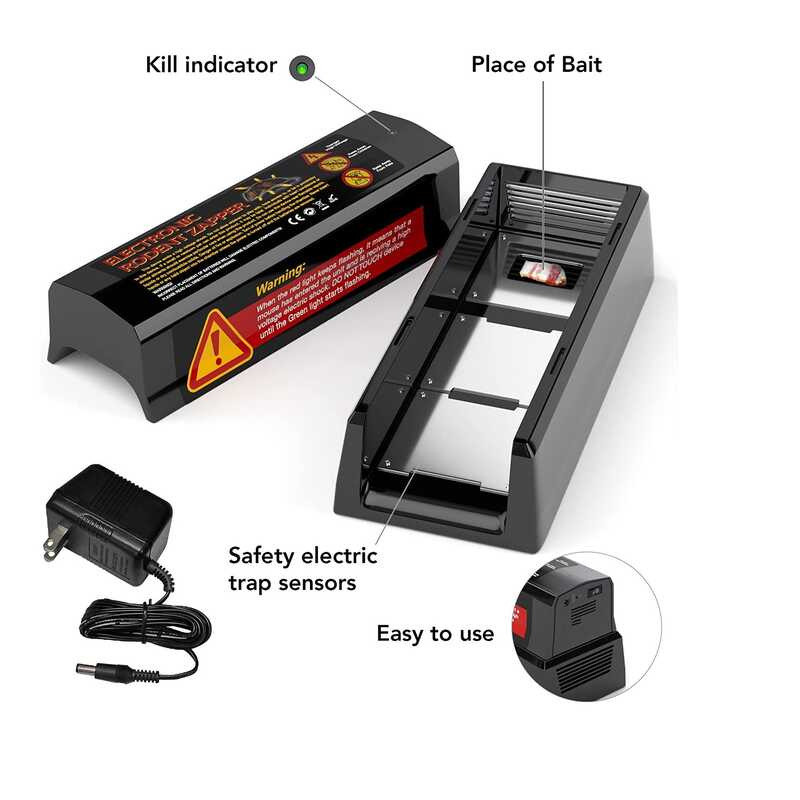 High Voltage Trigger Electric Mouse Extinguisher Intelligent Induction ...