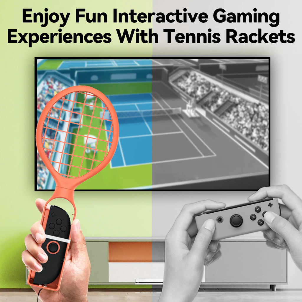 Nintendo Switch 2 Tennis Racket Joy-con Controller - NS2 DOBE | Shopee ...