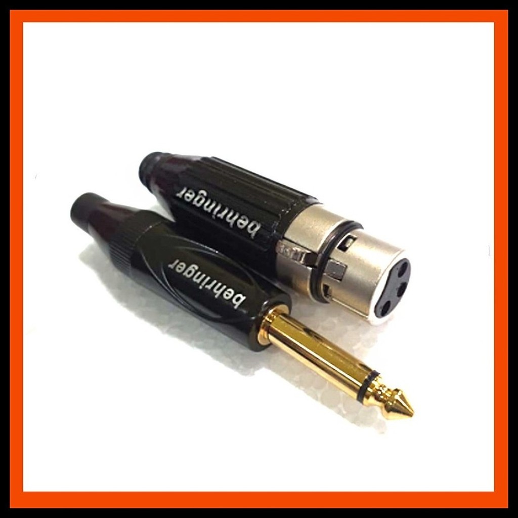BEHRINGER Cannon Plug & PL55 Plug - Heave Duty (pair) | Shopee Singapore