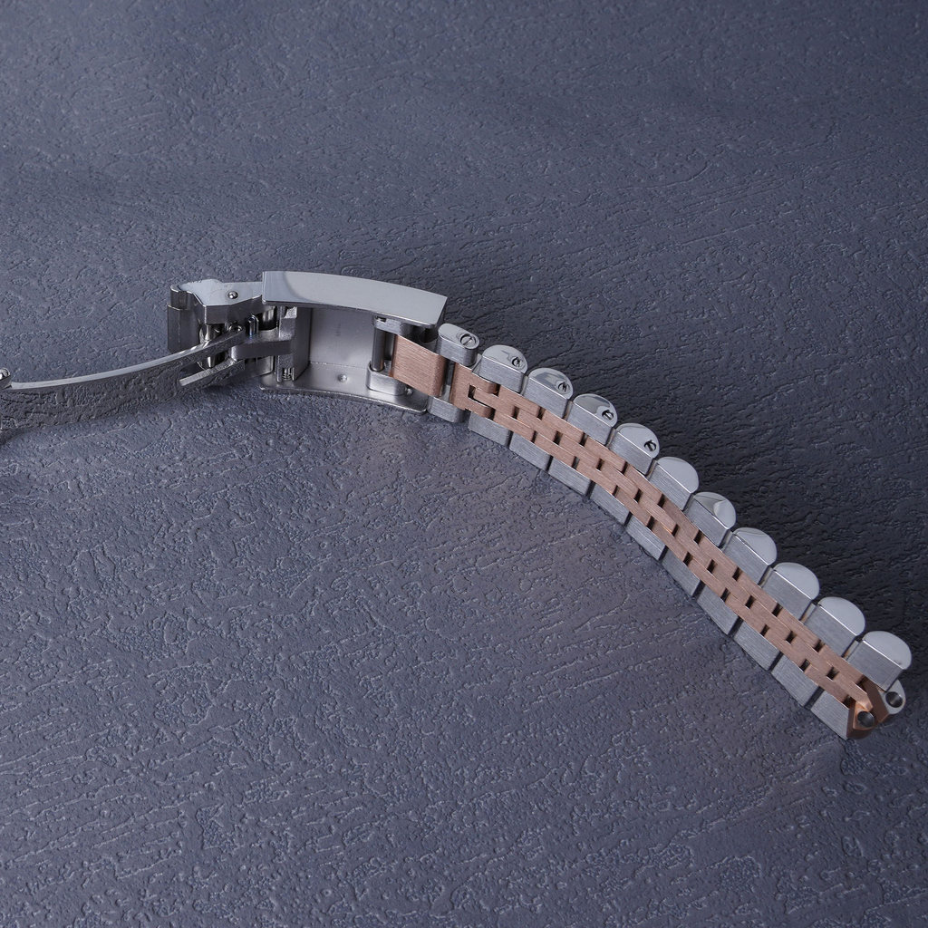 For Seiko 5 SNXS73 75 7SNXS80 SNXS81 19mm Middle Rose Gold Hollow ...