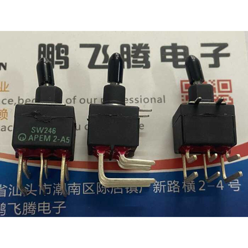 France APEM SW246A-7 Sealed Curved Foot Button Switch 6 Pins 2 Gear ...