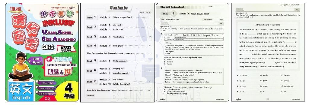[BUNNY] (2026) Excellent: Inclusive UASA Year 4-6 - Topical Exam SJKC ...