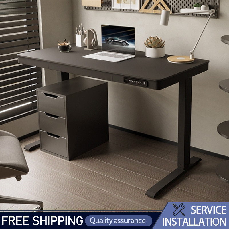 Electric Standing Adjustable Height, Smart Office Desk With Drawer ...