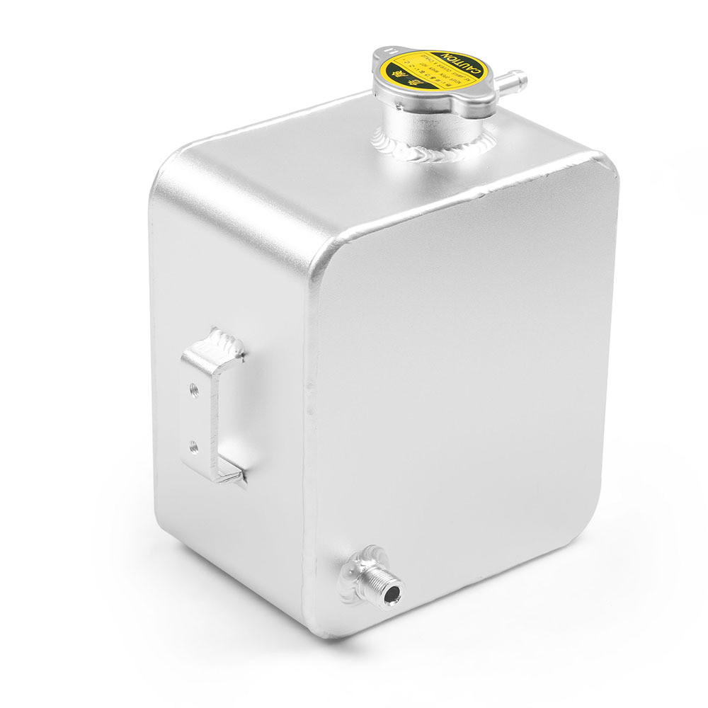OKCAT Car 2L Silver Water Tank Cooling Kettle with Cover Cap Water ...