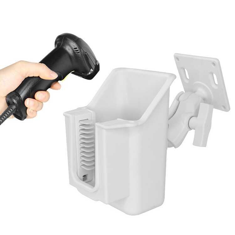 Inspection Subject Barcode Scanning Rack White Pipe Clamp Type Screw ...