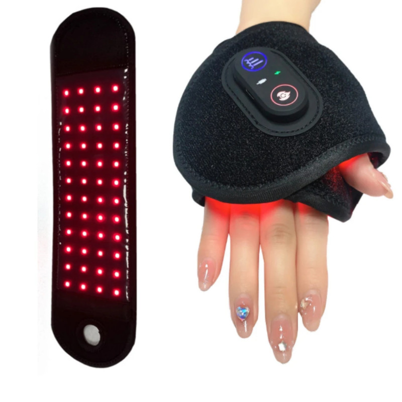 Rechargeable Cordless Red&Near Infrared Light Therapy Wrist Wrap Band ...