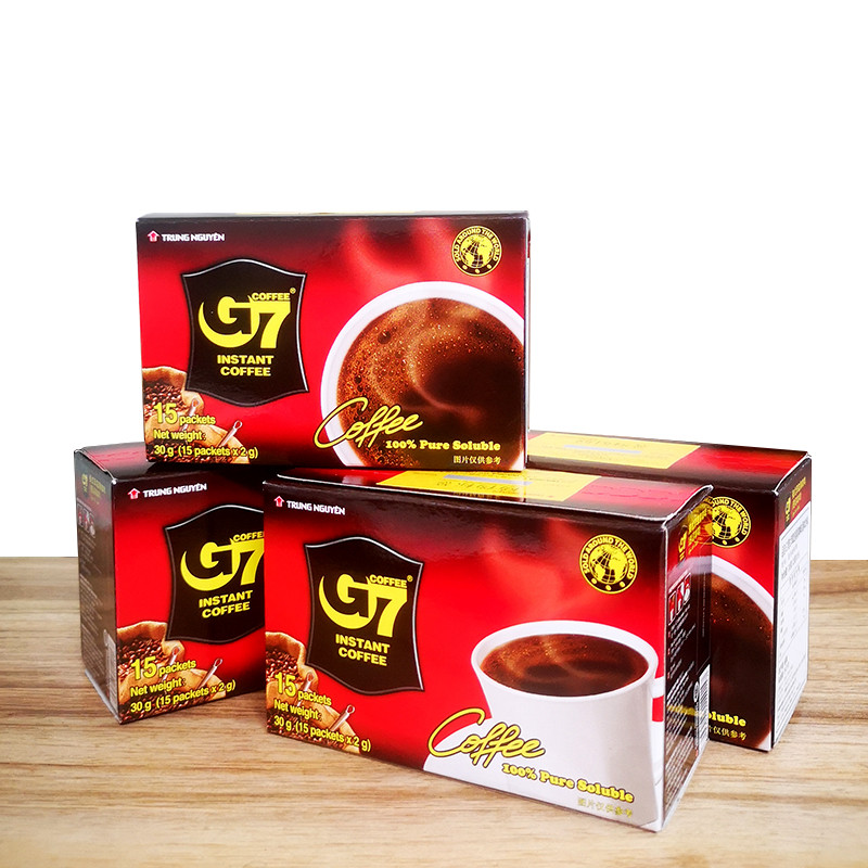 Vietnam Central G7 Black Coffee Pure Coffee Powder Genuine Imported ...