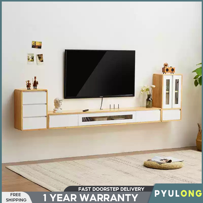 PJY TV Cabinet Mounted Simplicity Living Room Small Unit Console ...
