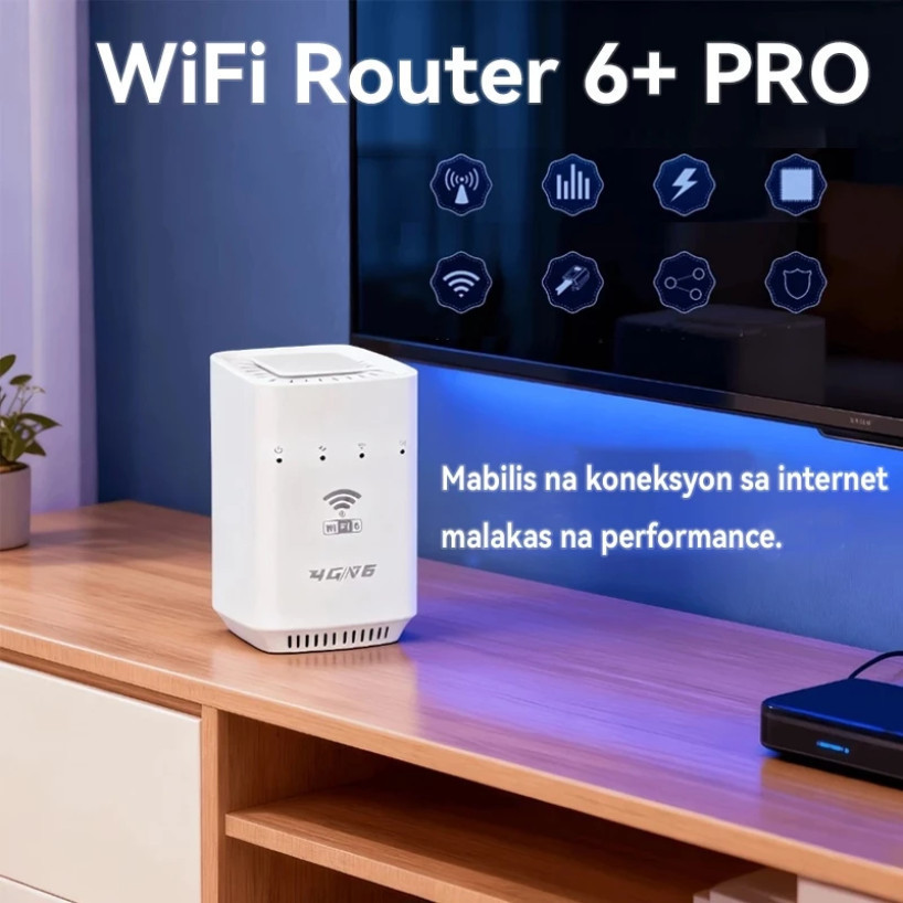 300Mbps 4G/5G Wireless Router WiFi CPE with Smart SIM Card Slot LTE ...