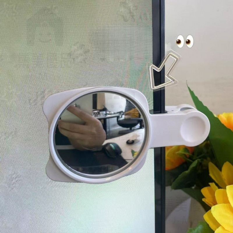 Office Workstation Essential Installation-Free Small mirror Reflective ...