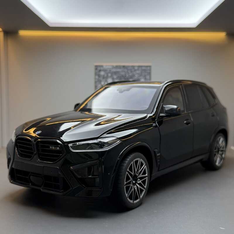 Black Mamba Alloy Car Model 1: 18 BMW X5M Off-Road Vehicle Sliding ...