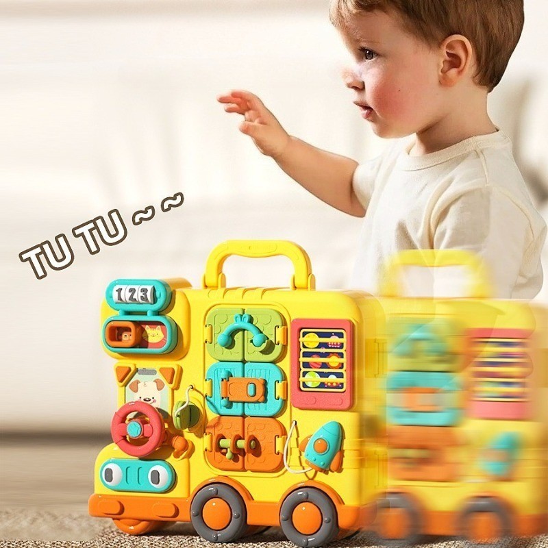 31-IN-1 Multi Play Busy Board Busy Cube Toys Montessori Busy ...
