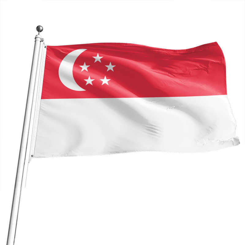 Singapore Flag Polyester Foreign Trade Flag Supply Provides National ...