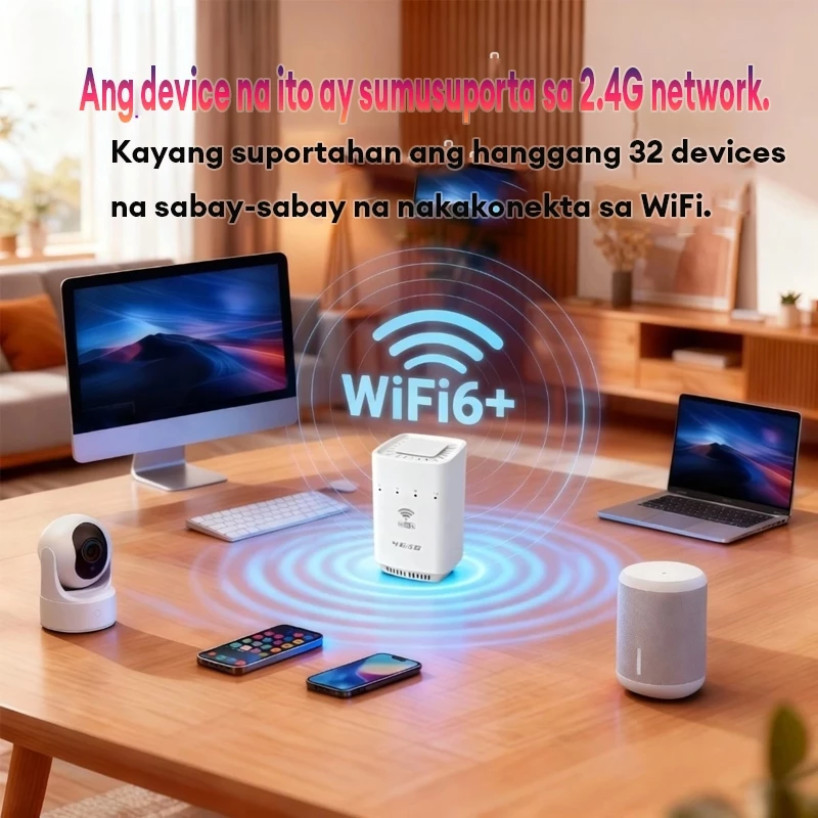 300Mbps 4G/5G Wireless Router WiFi CPE with Smart SIM Card Slot LTE ...