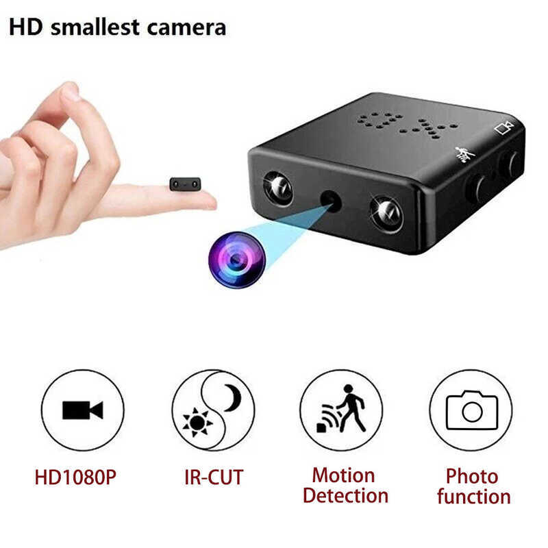 E-SemitorXD tiny mini camera spy HD 4K IR Night Vision DV Micro Wifi ...