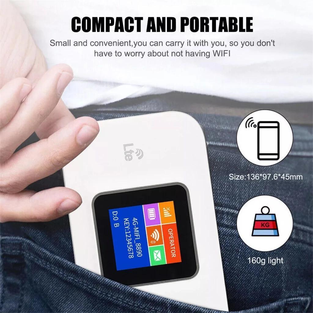 MF880 4G5Gportable WIFI router with 300Mbps mobile network card support ...