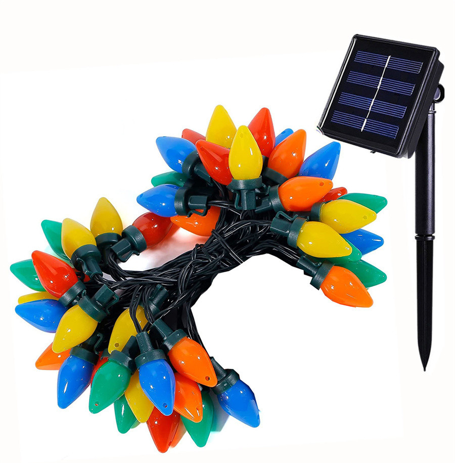 20/30/50 LED C7 Christmas Lights Outdoor C7 Strawberry String Lights ...