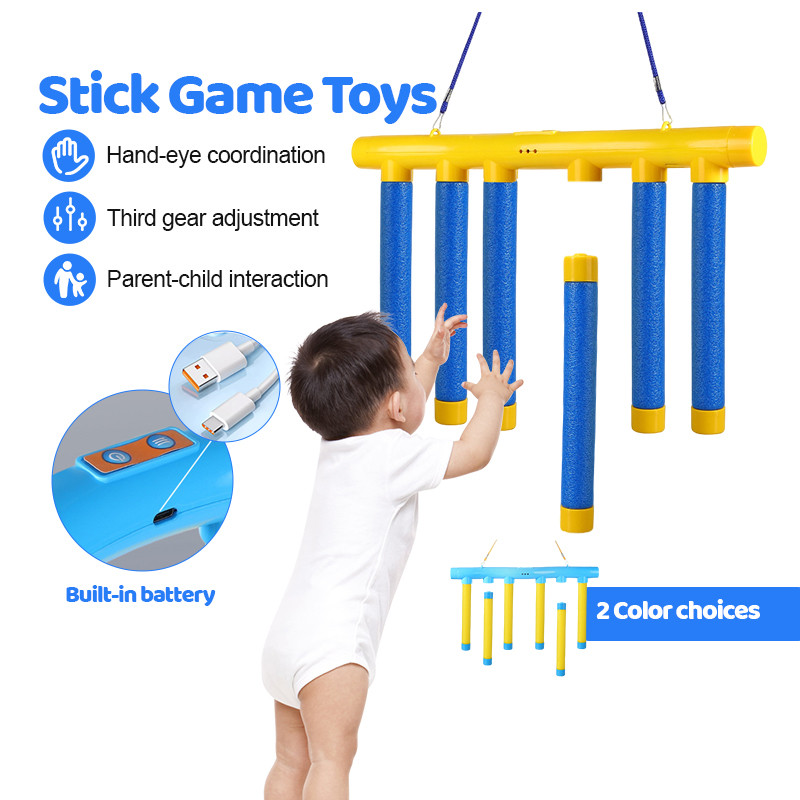 Stick Game Toys for Kids Reaction Parent-Child Challenge Falling Sticks ...