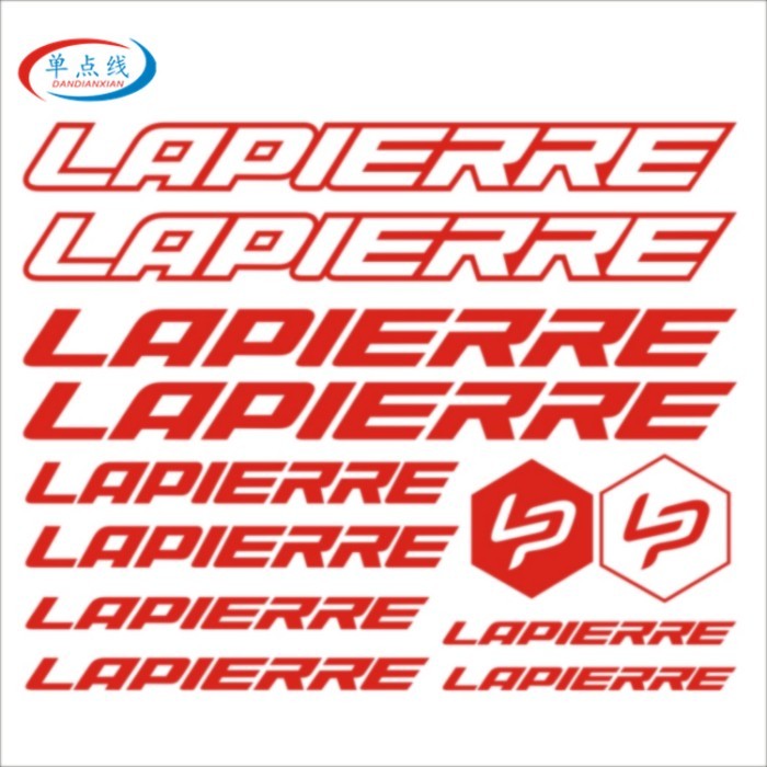 Lapier LAPIERRE Mountain Bike Road Bike Frame Sticker DIY Reflective ...